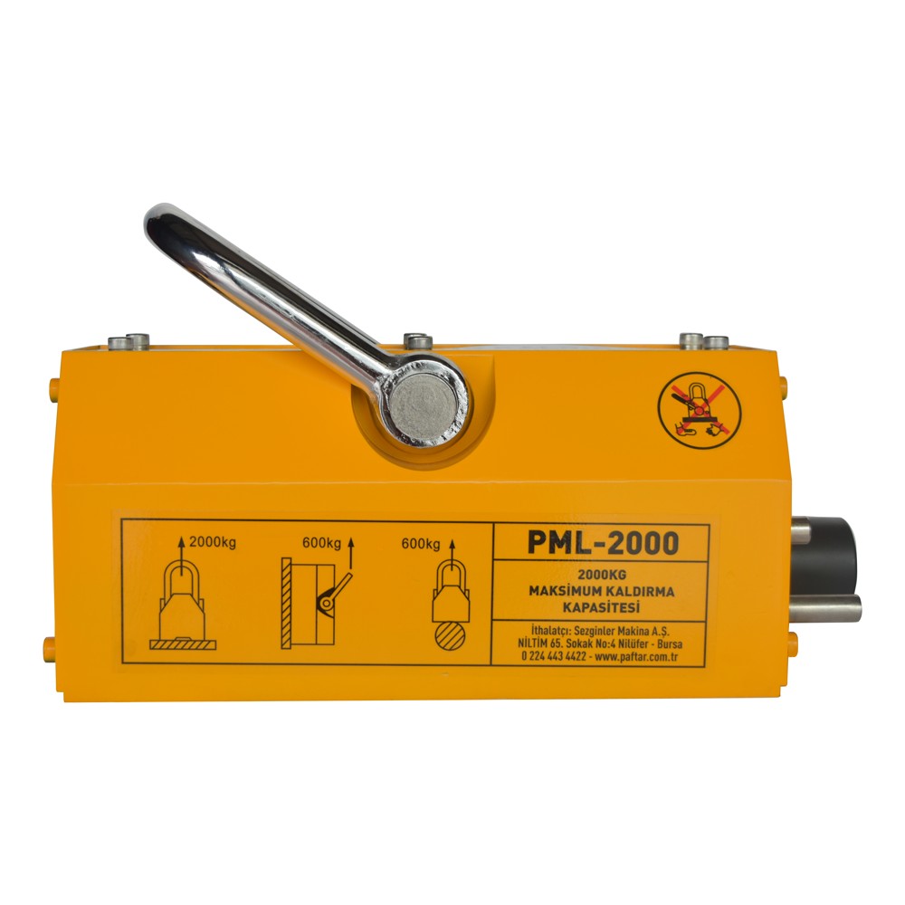 PML-2000 Permanent Magnetic Lifter - Sezginler Makina A.Ş.